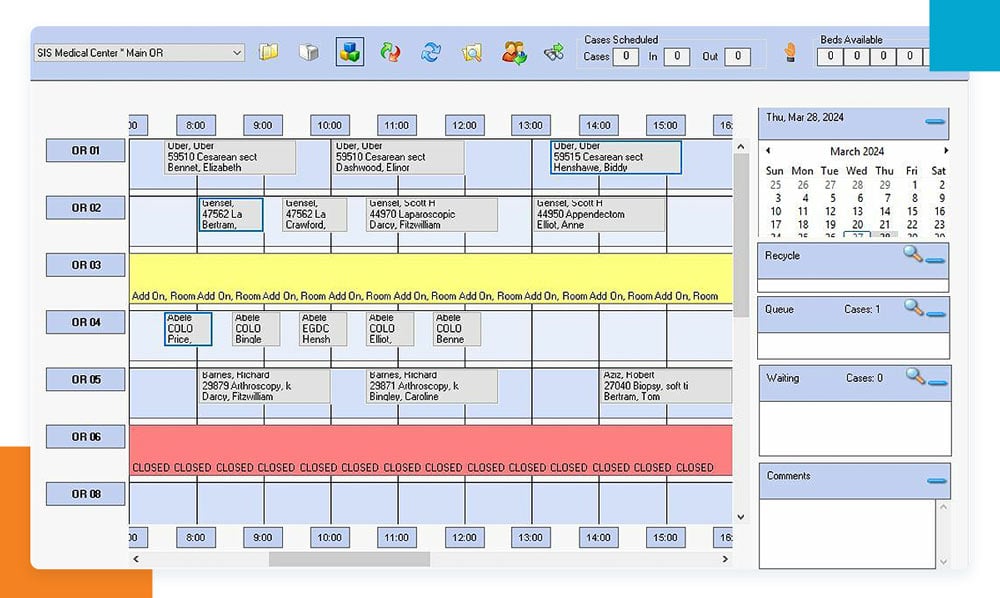 SIS Surgery - Operating Room Solutions | Health Management Systems